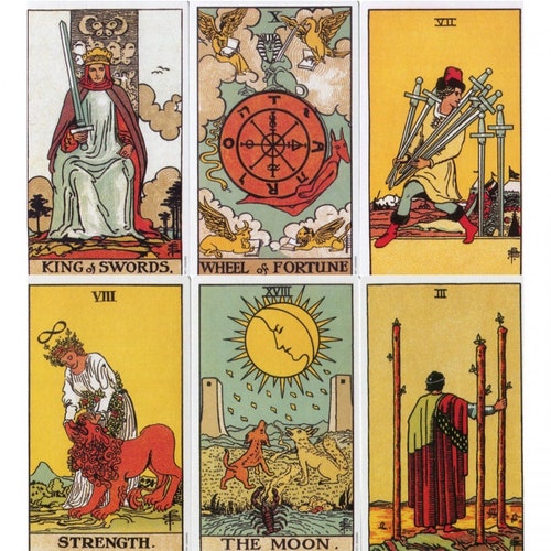 Original Rider Waite Tarot Deck Sp8500 Etsy Uk
