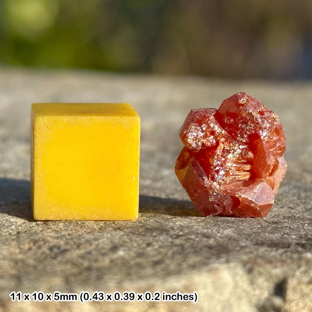Certified Vanadinite Vanadium Ore, Spiritual Healing Crystal Stone - Etsy