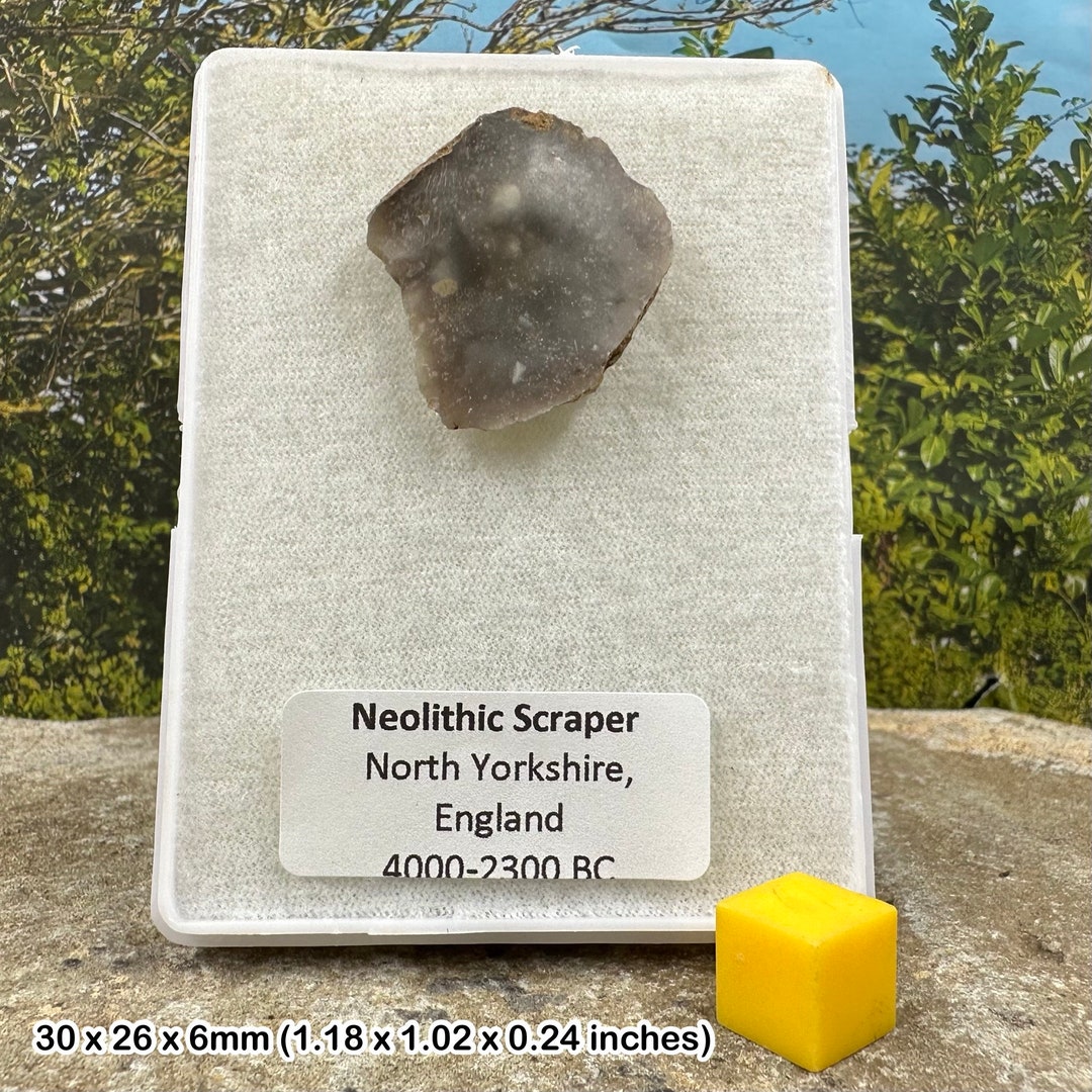 Fossil Stone Age Flint Tool scraper From North Yorkshire - Etsy