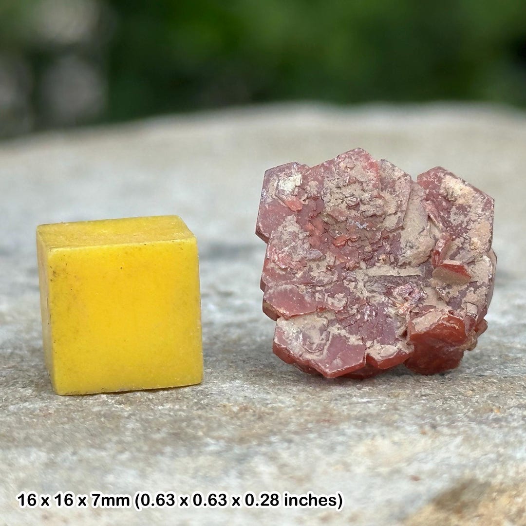 Certified Vanadinite Vanadium Ore, Spiritual Healing Crystal Stone ...