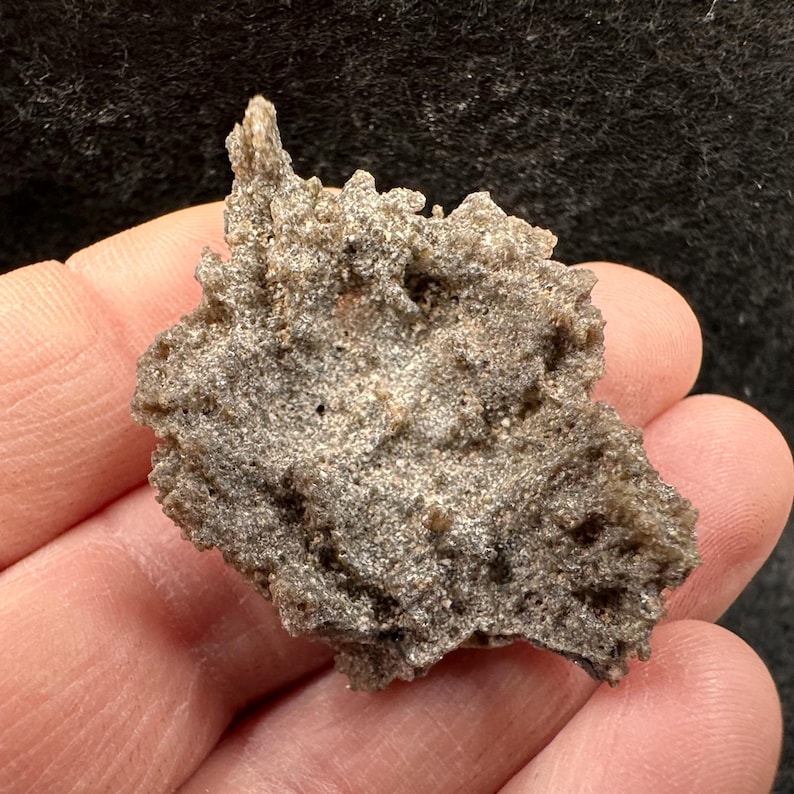 Fulgurite Lightning Glass Morocco Natural Sand Tube Mineral Specimen ...
