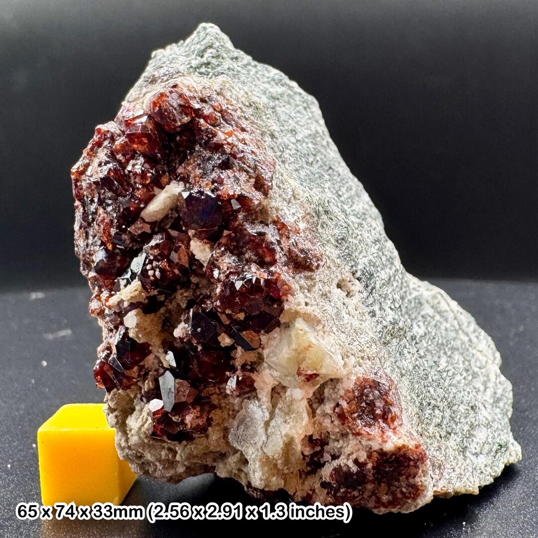 Grade A Spessartine Garnet on Matrix, Skardu Pakistan, With COA - Etsy