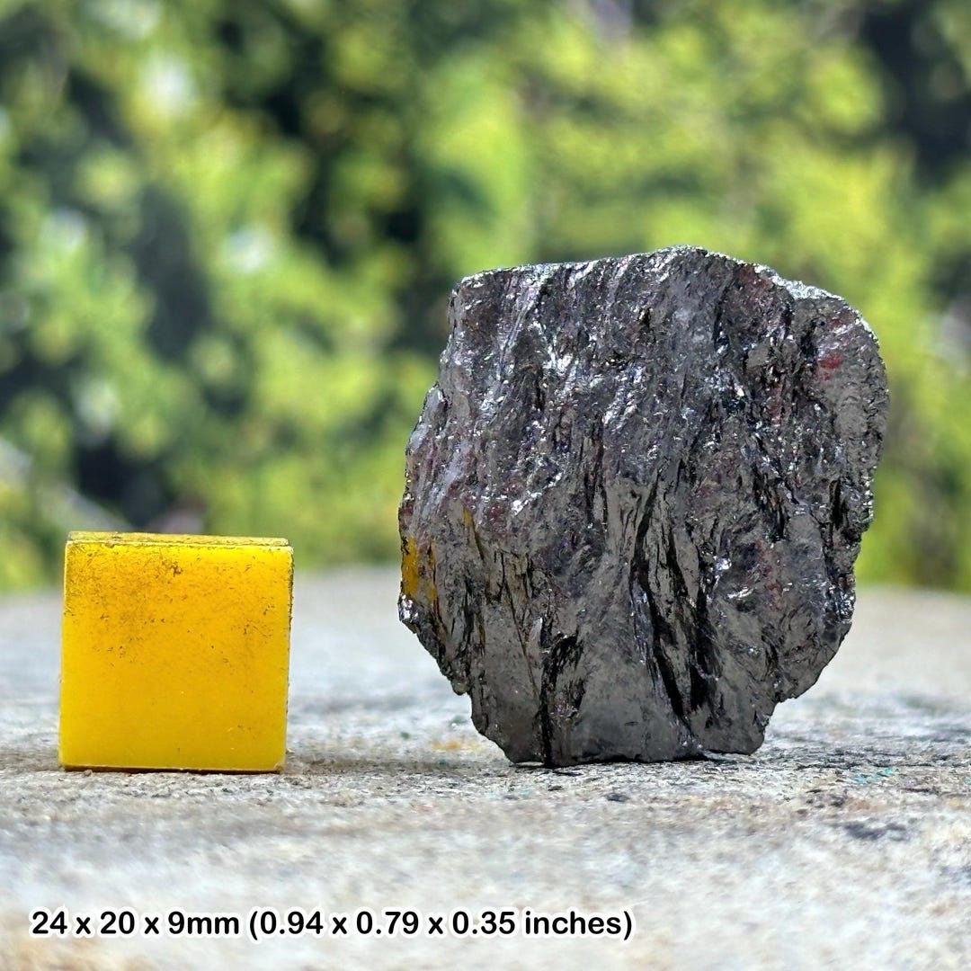 Graphite Crystal - Submetallic Grey & Pure - Healing Mineral Stone ...