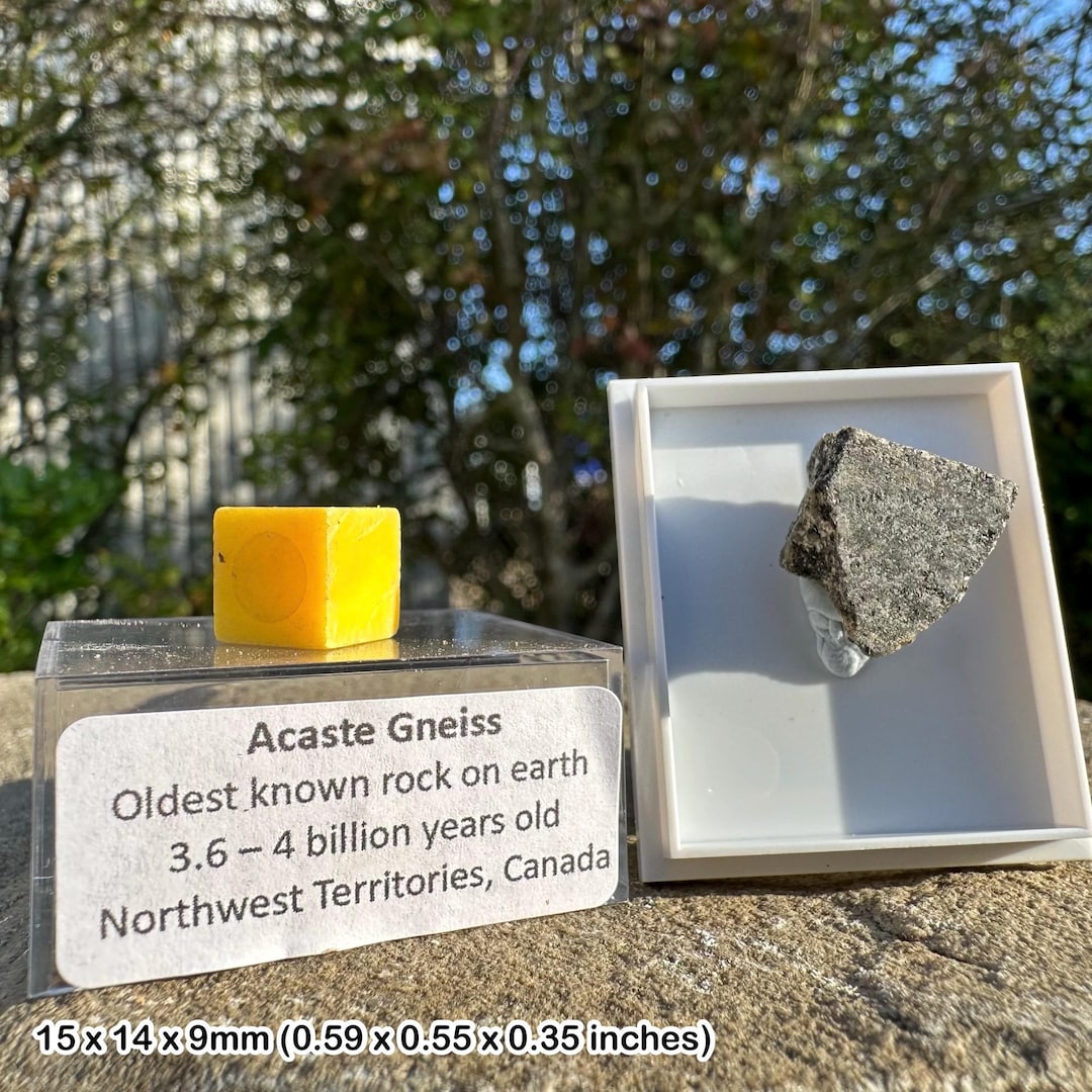 Acasta Gneiss Crystals Oldest Known Rock on Earth Genuine - Etsy
