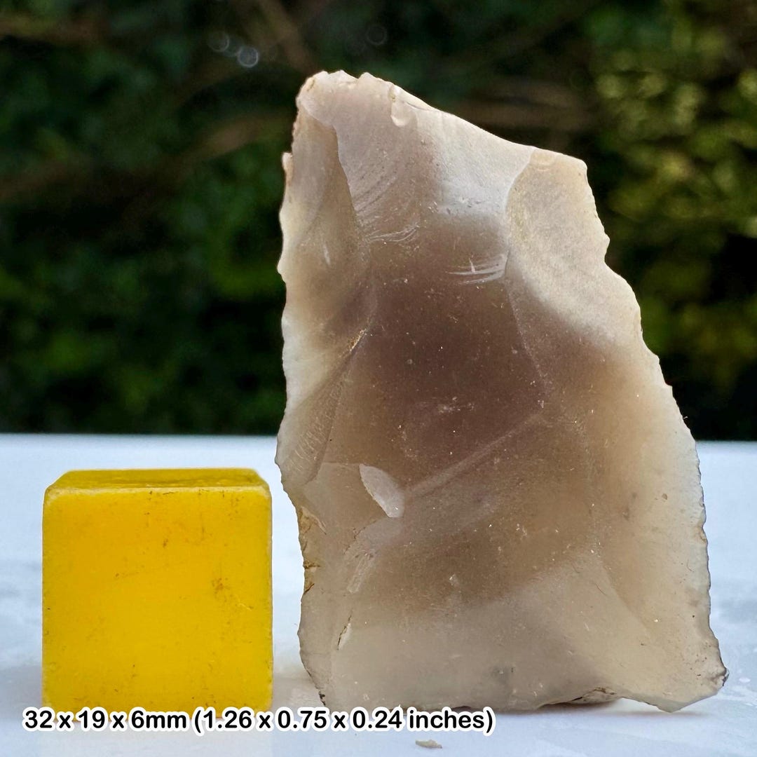 Neolithic Flint Flake Artefact – Isle of Wight Stone Age Tool With COA ...