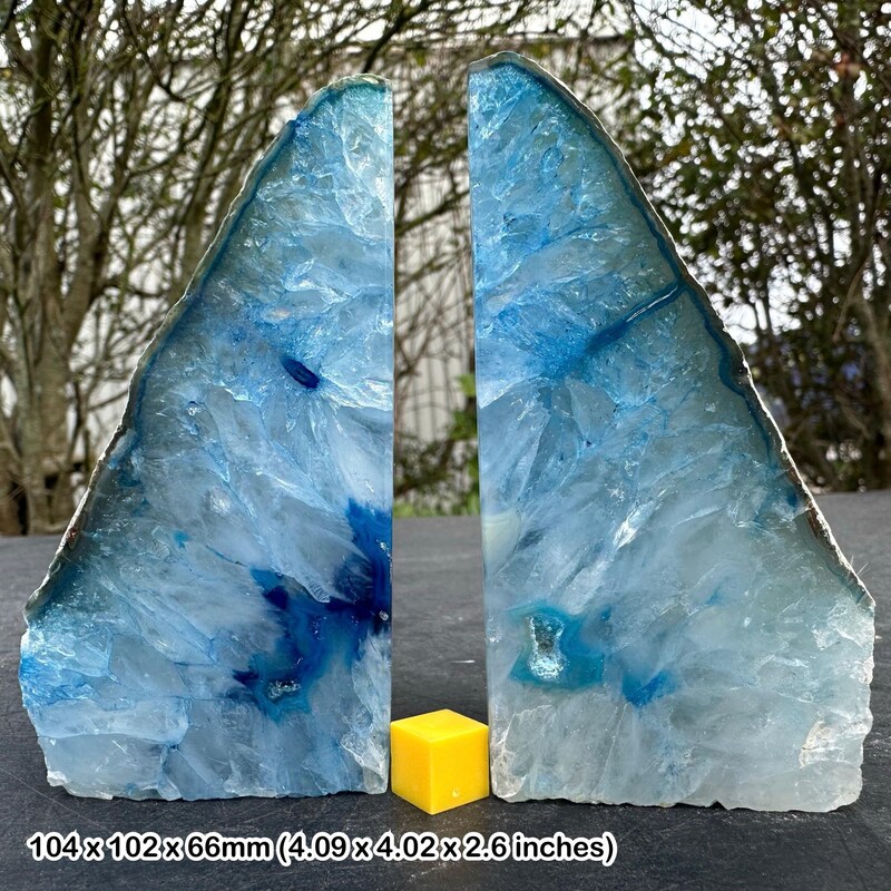 Agate Bookends - Etsy