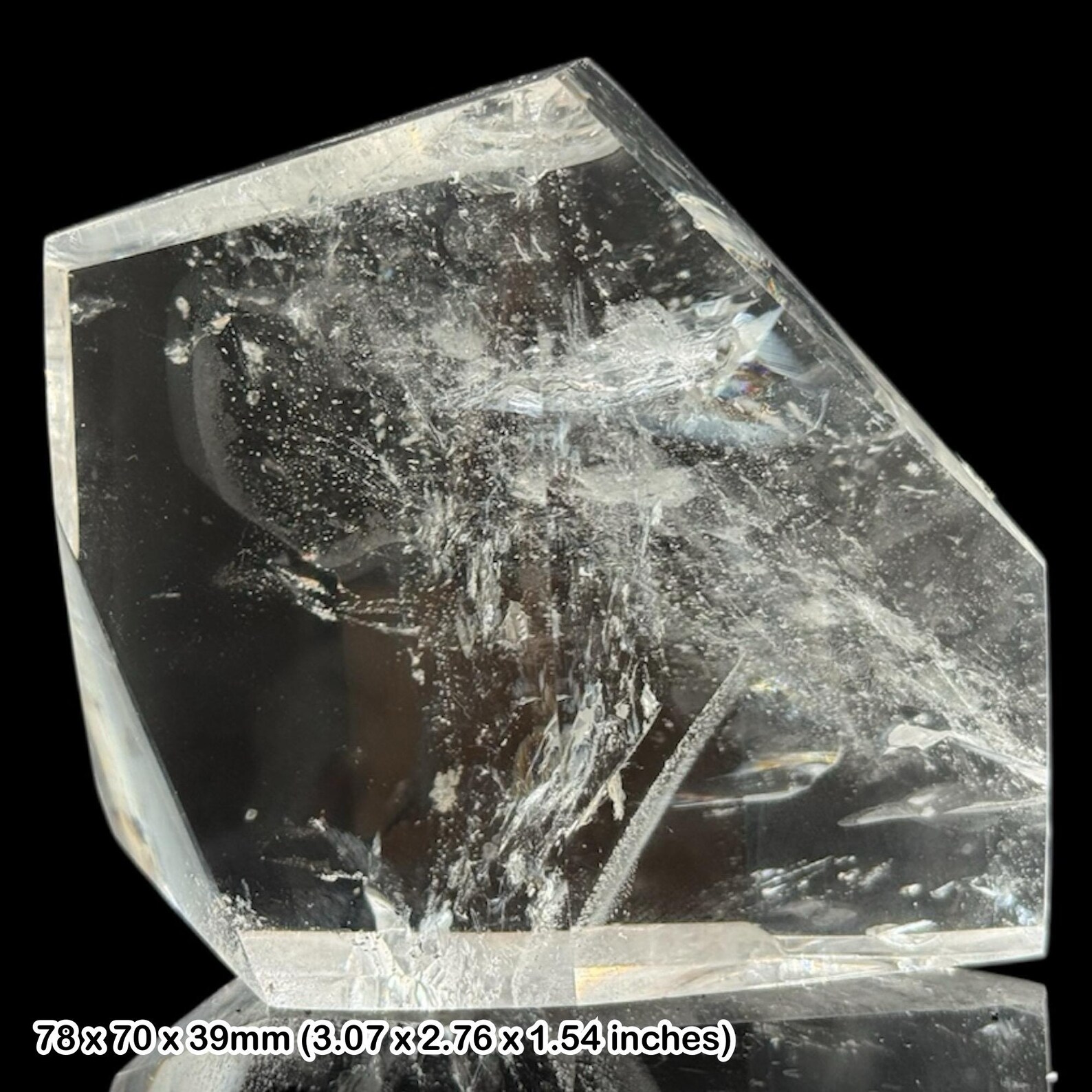 High Grade Rock Crystal Freeform Natural Clear Quartz Carved Polished ...