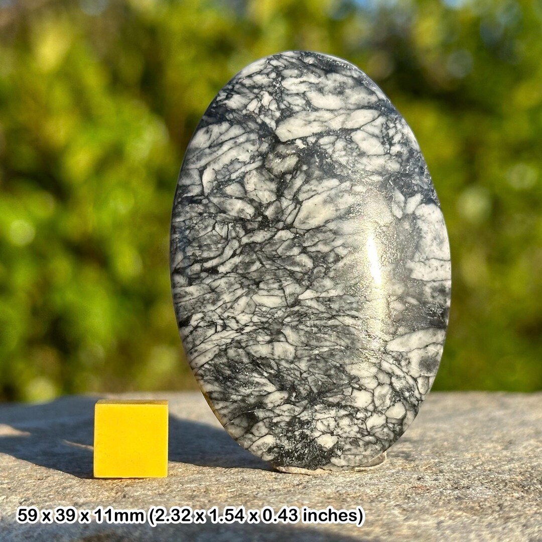 Pinolite Palm Stone Worry Stone Crystal Healing - Genuine Specimen With ...