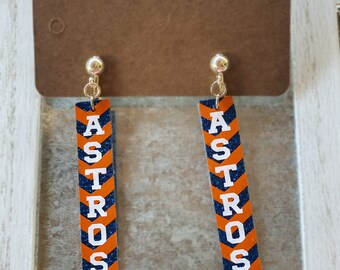 Houston Astros Earrings - Etsy