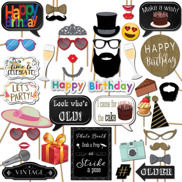 Birthday Props - Etsy