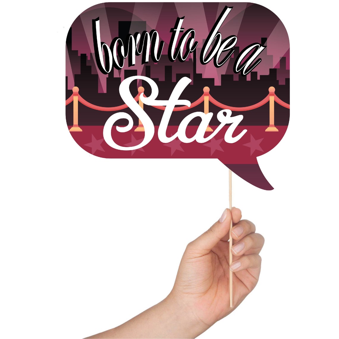 Hollywood Photo Booth Props 41 Pieces With Wooden Sticks and - Etsy