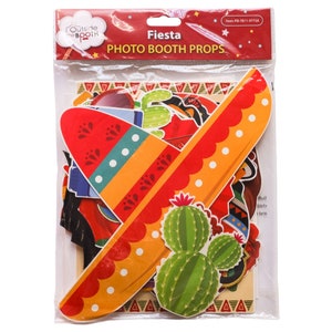 Fiesta and Cinco De Mayo Mexican Party Photo Booth Props 41 Pieces With ...