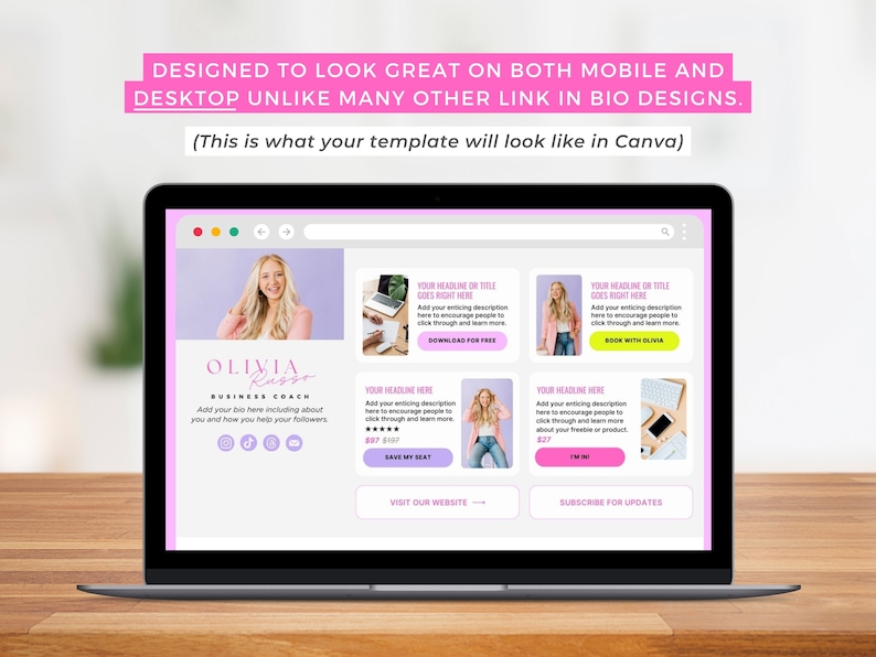 Link in Bio, Canva Link in Bio, Link in Bio Website, Link in Bio Page ...