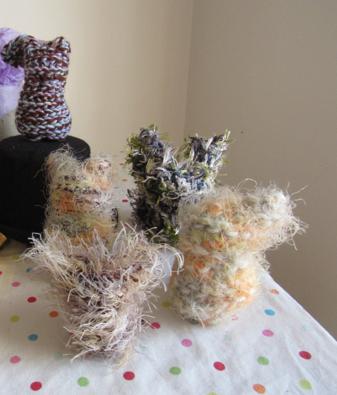 Fuzzy Buddies Knit Plush Toy Soft Toys Small Toys - Etsy