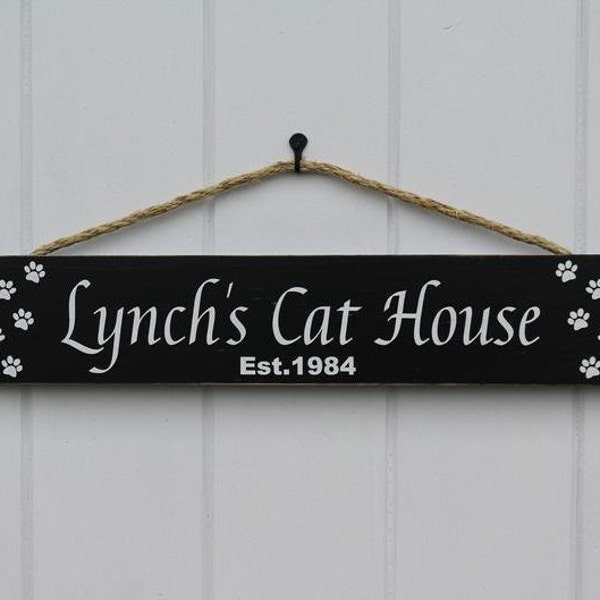 Cat Sign - Etsy