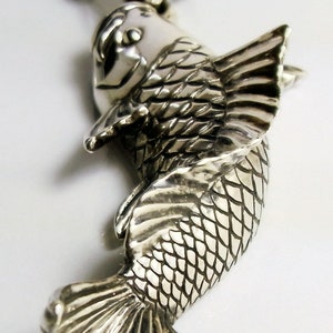 Carp Pendant Silver 925 - Etsy