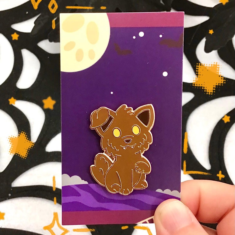Werewolf Pin - Etsy
