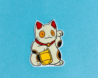 Lucky Cat Sticker | Stickers for Laptop, Notebook, Phones | Bubble-free ...
