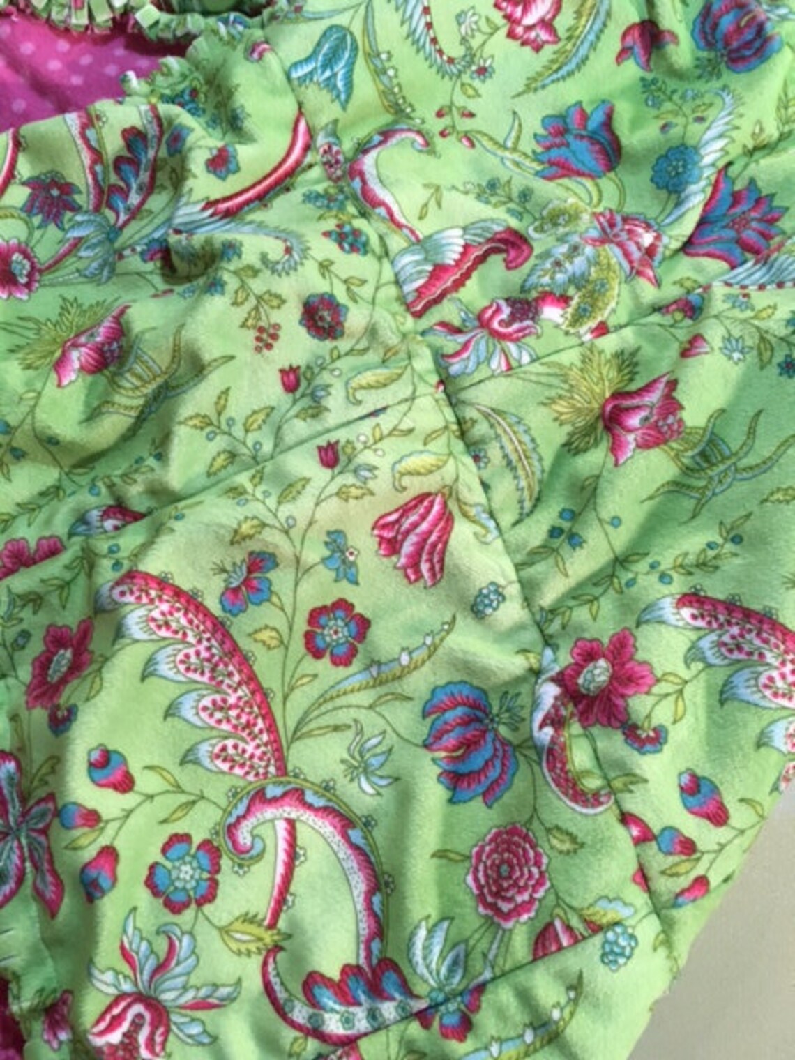 Handmade Rag Patchwork Quilt for Breast Cancer Awareness, 51 X 51 by ...