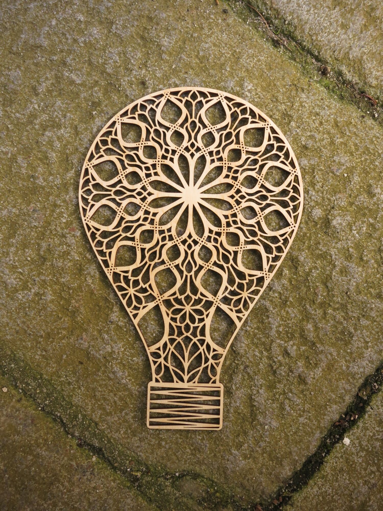 Light Bulb Wooden Mandala Lace Lightbulb Wall Hanging - Etsy Canada
