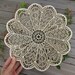 Zentangle Wooden Mandala Flower: Filigree Rosette Trivet, Wall Art - Etsy