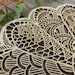 Zentangle Wooden Mandala Flower: Filigree Rosette Trivet, Wall Art - Etsy