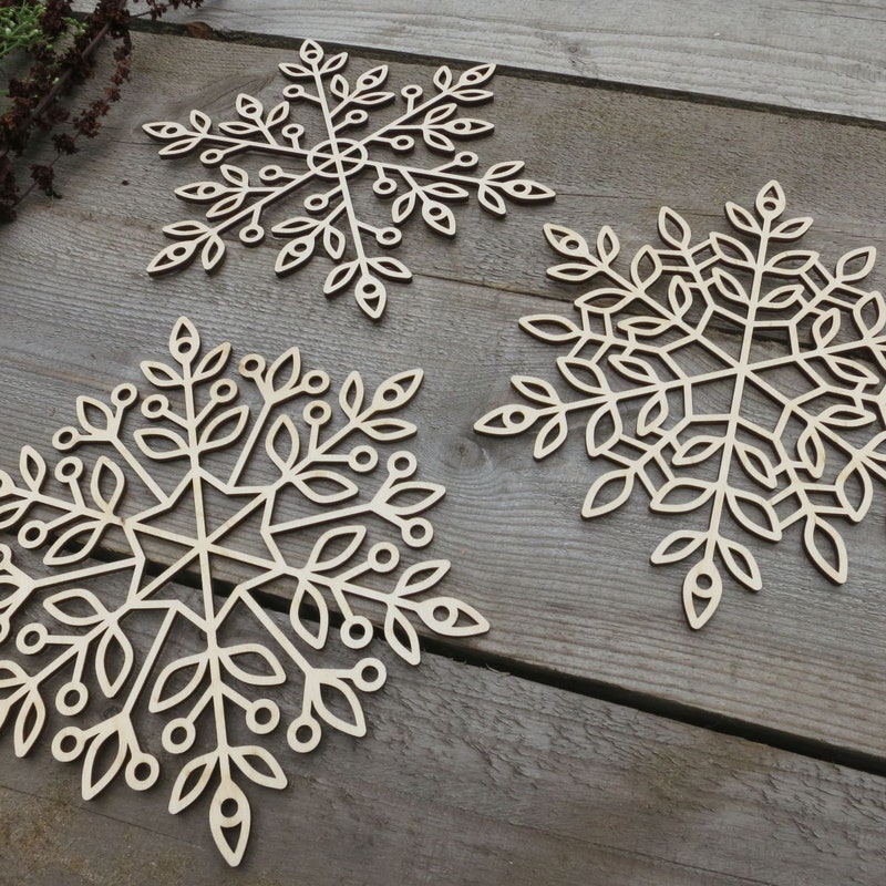 Wooden Snowflake - Etsy