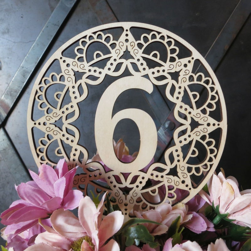 Birch Table Numbers - Etsy