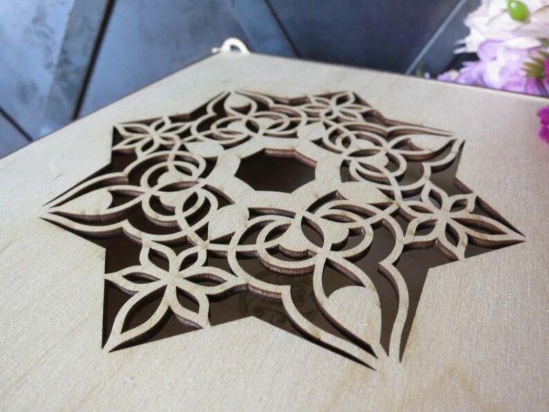 Wooden Lace Jewelry Box Filigree Flower Keepsake Gift | Etsy