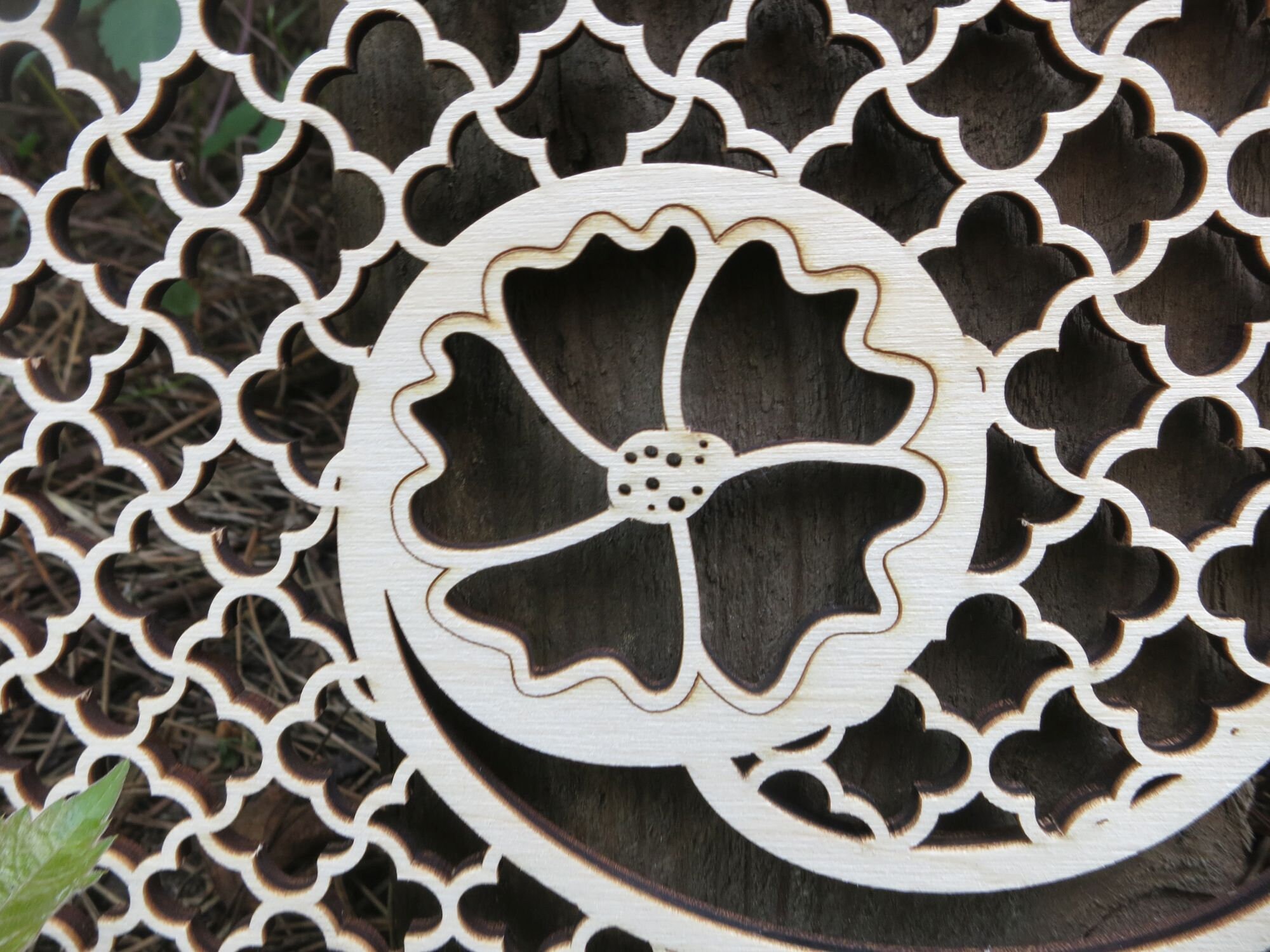 Treble Clef and Flowers Wooden Panel Filigree Openwork Wall | Etsy