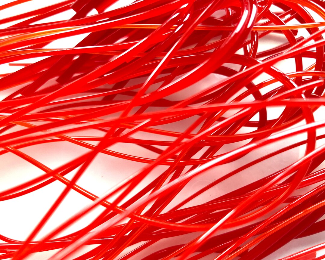 50g Red Vitrigraph Glass Stringers, Bullseye Glass 90coe, for Glass ...