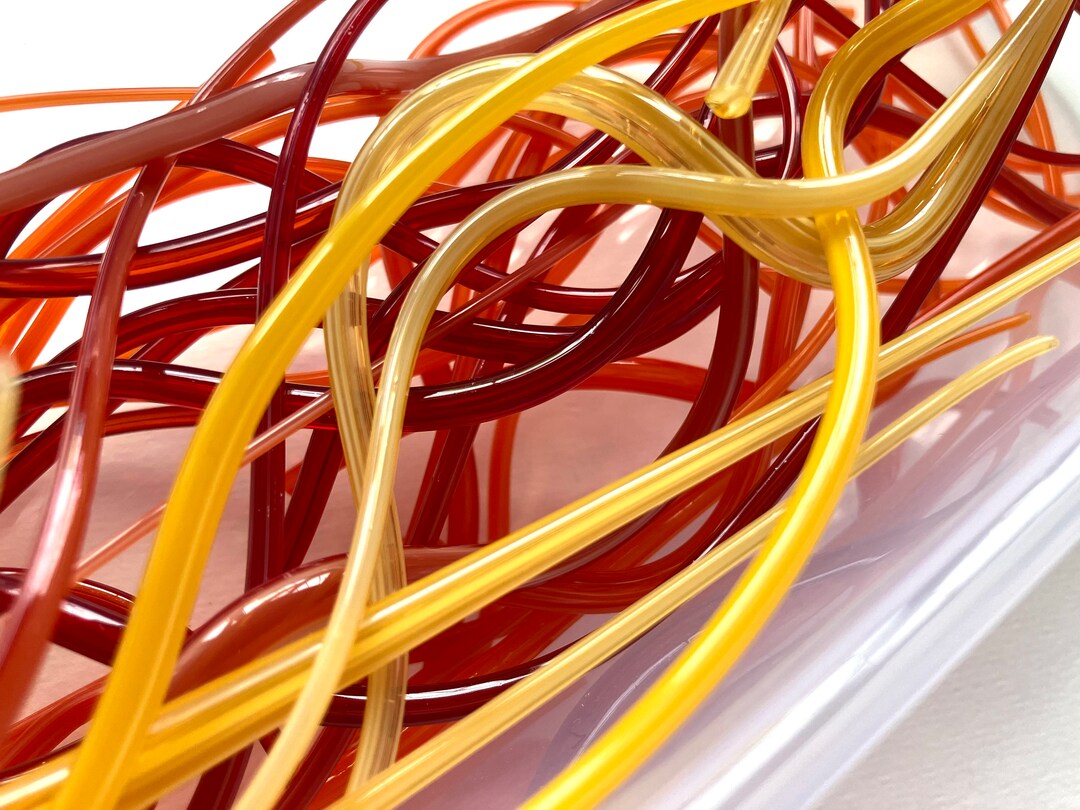 150g Hot Mix Vitrigraph Glass Stringers, Bullseye Glass 90coe, for ...