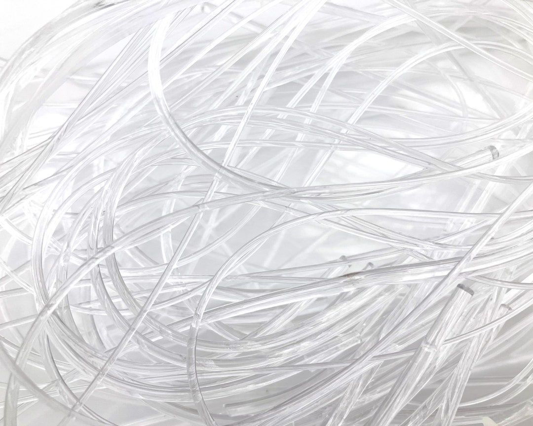 50g Clear Vitrigraph Glass Stringers, Bullseye Glass 90coe, for Glass ...