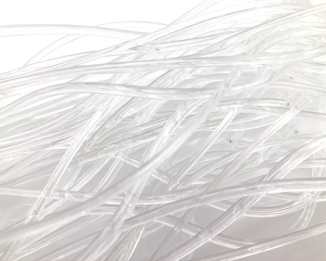 150g Clear Vitrigraph Glass Stringers, Bullseye Glass 90coe, for Glass ...