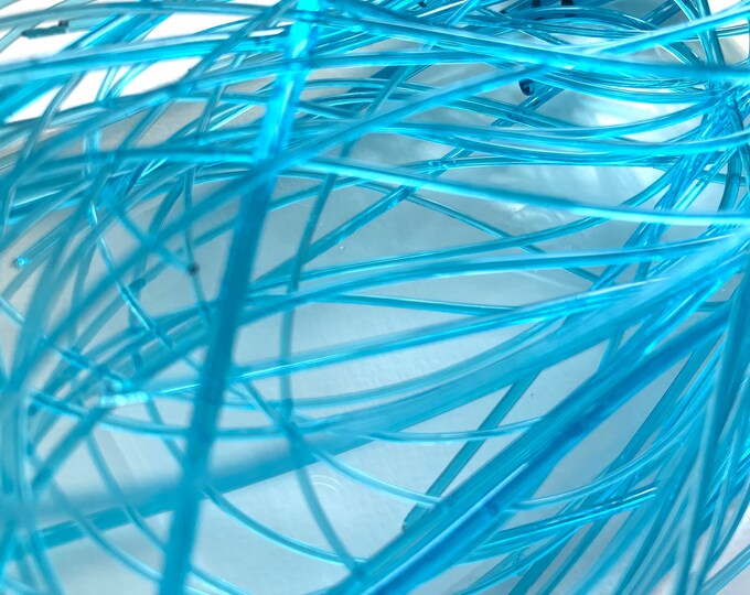 50g Turquoise Blue Transparent Vitrigraph Glass Stringers, Bullseye ...