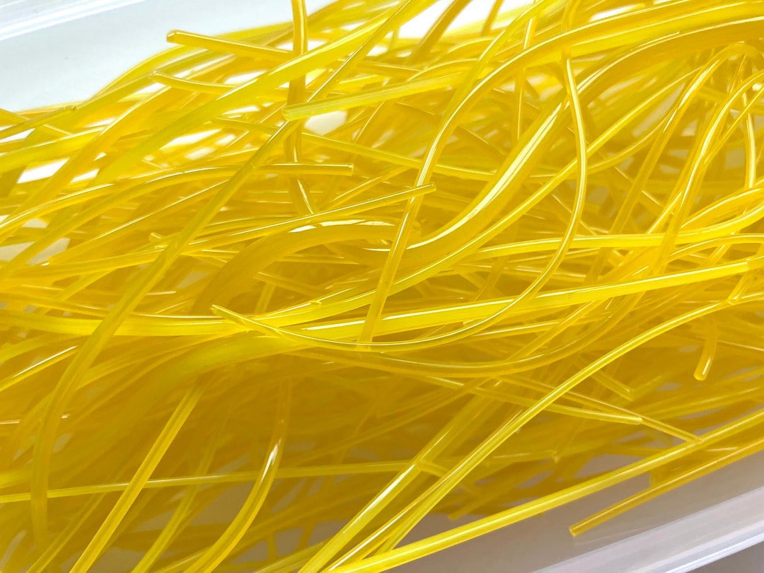 200g Yellow Vitrigraph Glass Stringers, Bullseye Glass 90coe, for Glass ...