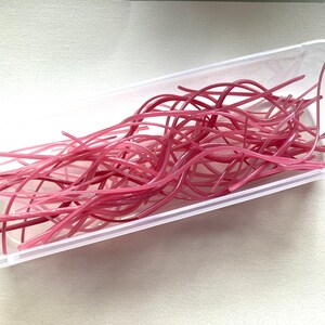 150g Pink Vitrigraph Glass Stringers, Bullseye Glass 90coe, for Glass ...