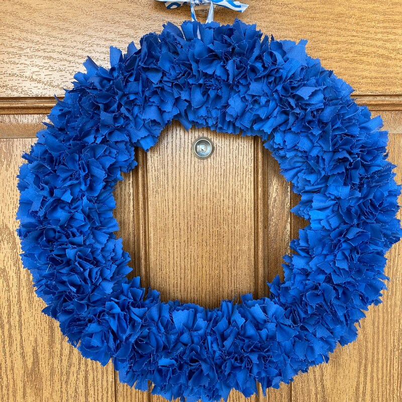 Blue Wreath - Etsy