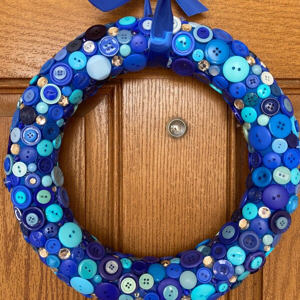 Button Wreath - Etsy