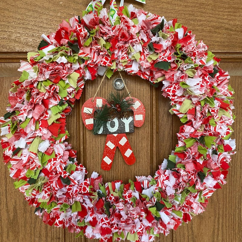 Fabric Wreath - Etsy