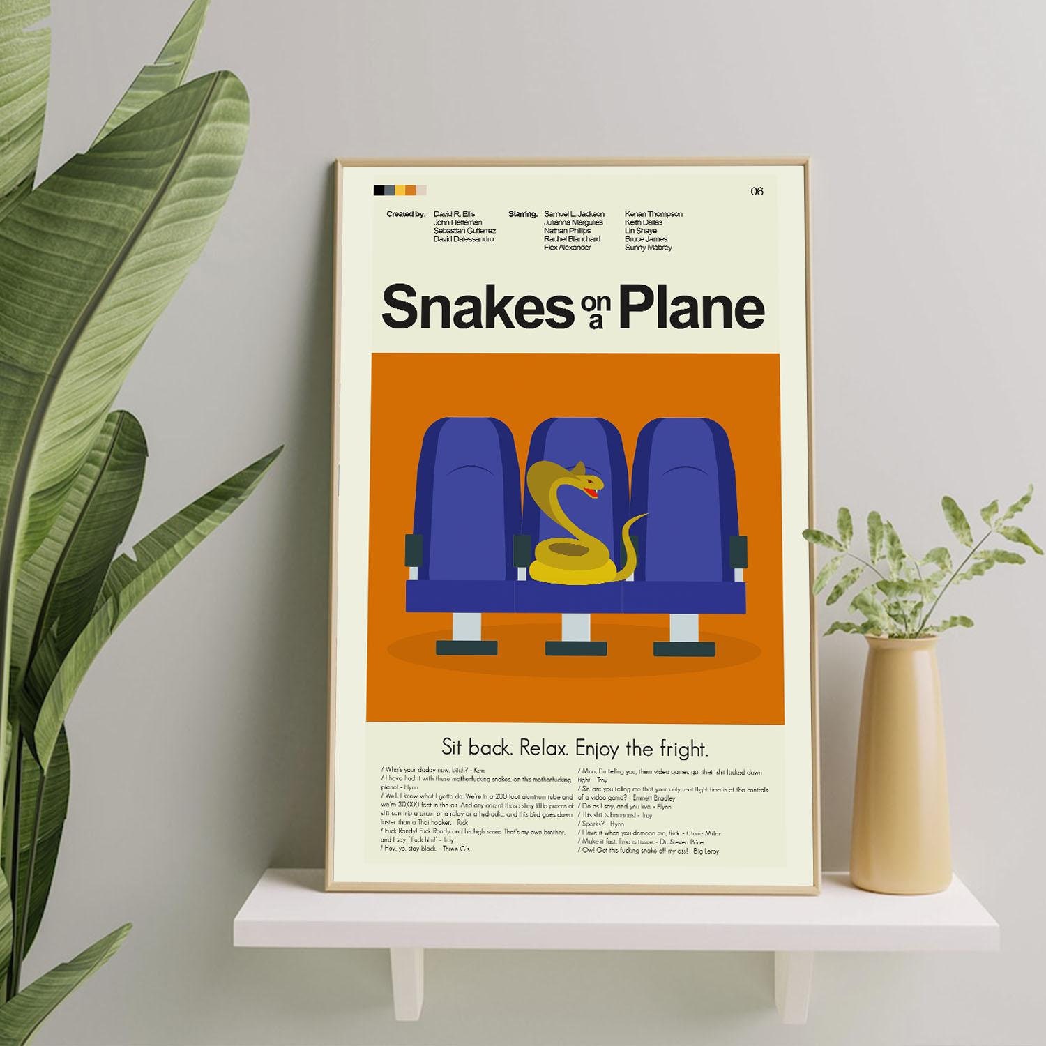 Snakes On A Plane Poster