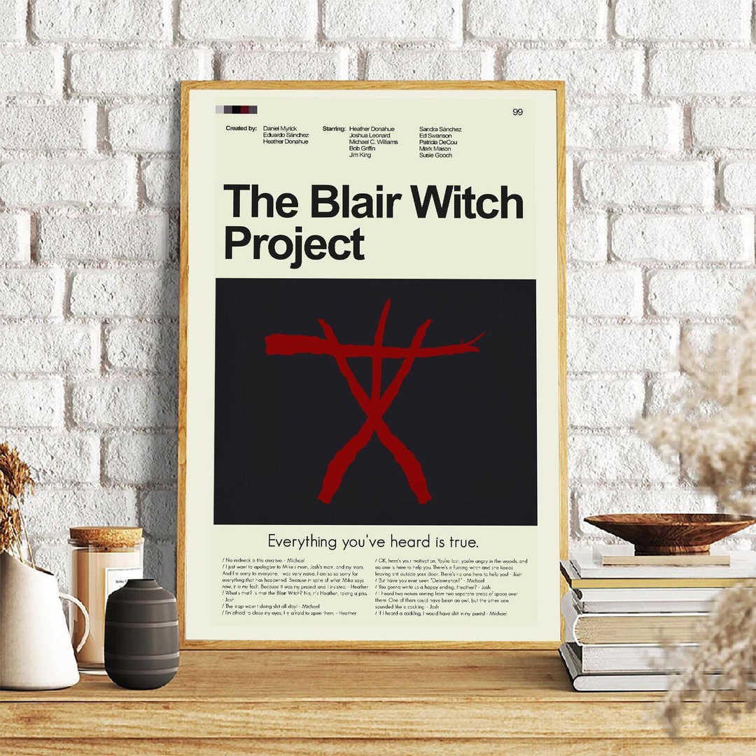 The Blair Witch Project Stick Figure Minimalist Art Vintage - Etsy