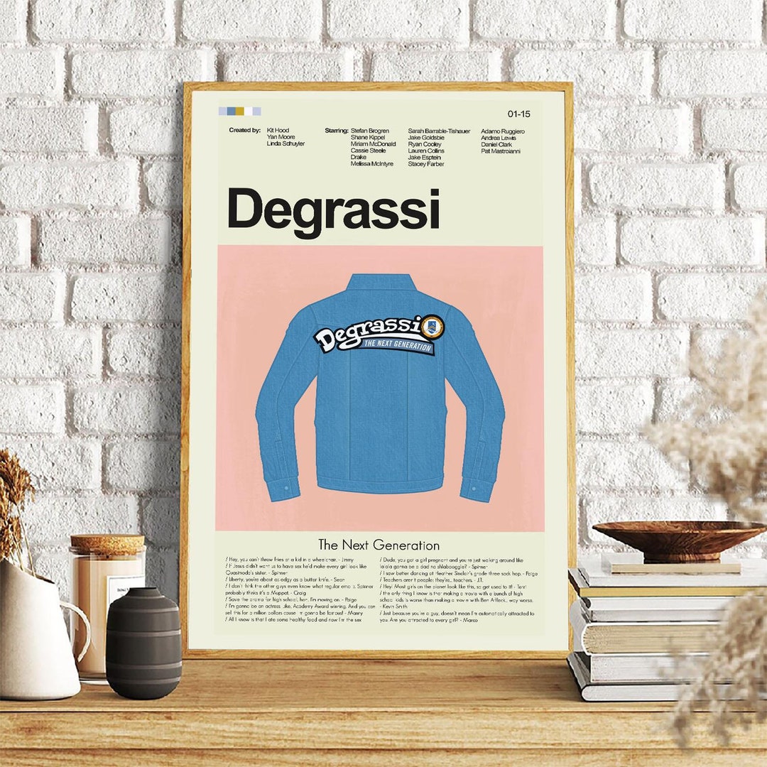 Degrassi the Next Generation Mid Century Modern Posters Retro - Etsy