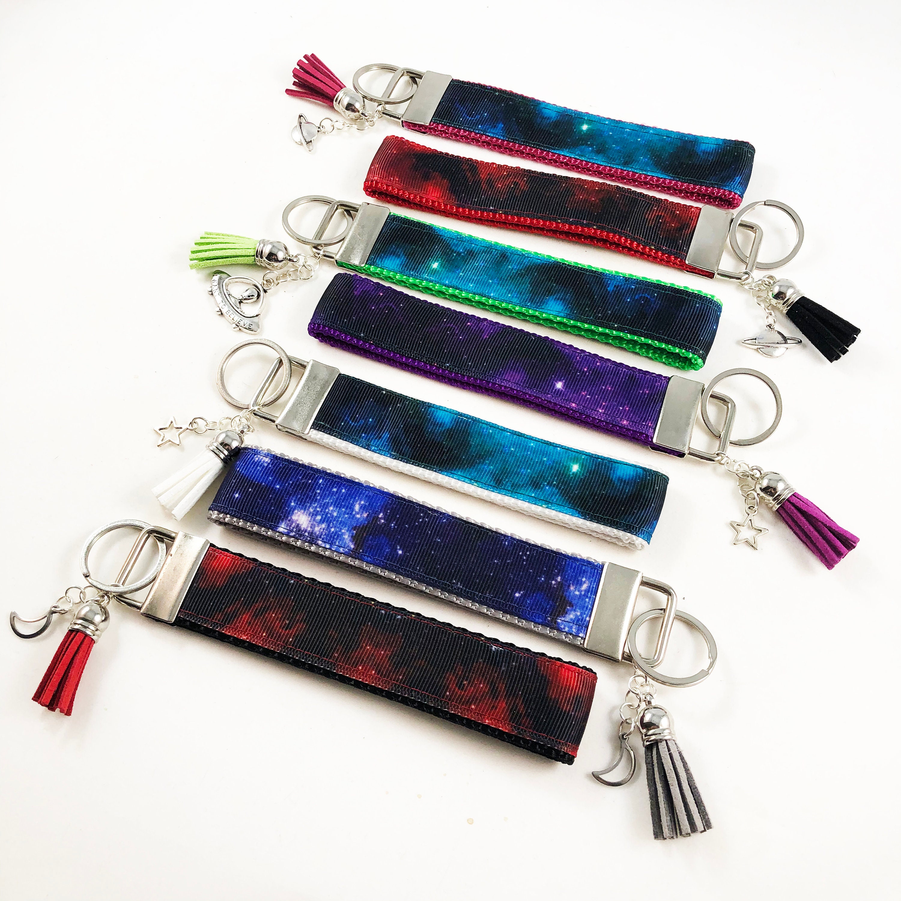 Limited Galaxy Print Key Fob Wristlet / Keychain | Etsy