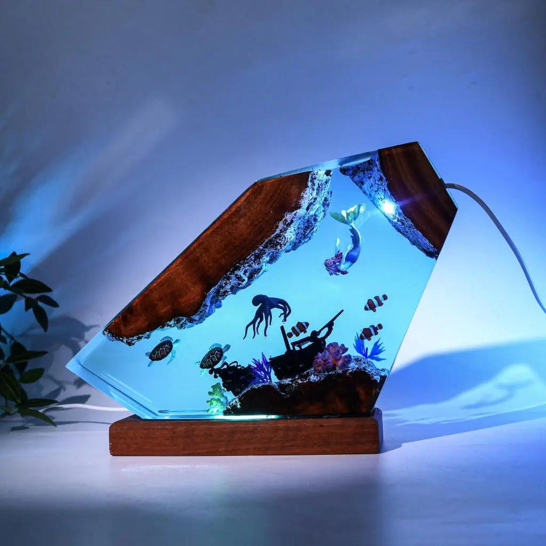 Kiki and Haku Resin Lamp – Studio Ghibli Inspired LED Light, Flying ...
