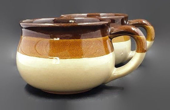 Vintage Stoneware Mugs Ceramic Mugs Pottery Mug Coffee Mugs | Etsy