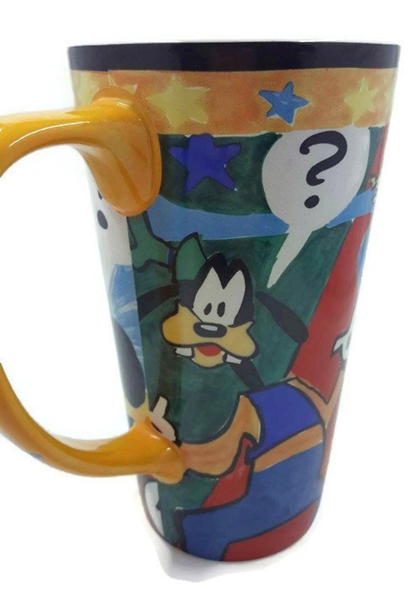 Disney Latte Taza Mickey Mouse Goofy Minnie Mouse Rojo The - Etsy España