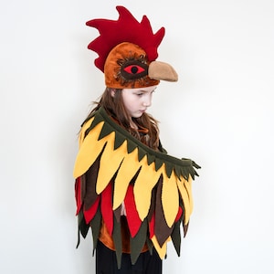 Rooster Costume Bird Costume Kids Rooster Costume Farm | Etsy