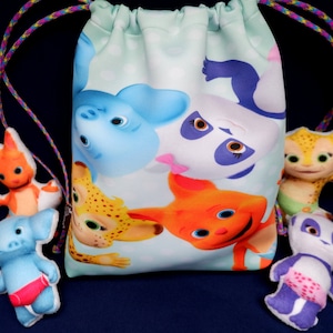 Word Party Plushies - Word Party Toys - Word Party Drawstring Bag ...