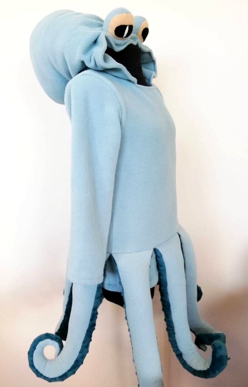 Octopus Hoodie with Long Sleeves Octopus Outfit Ocean | Etsy
